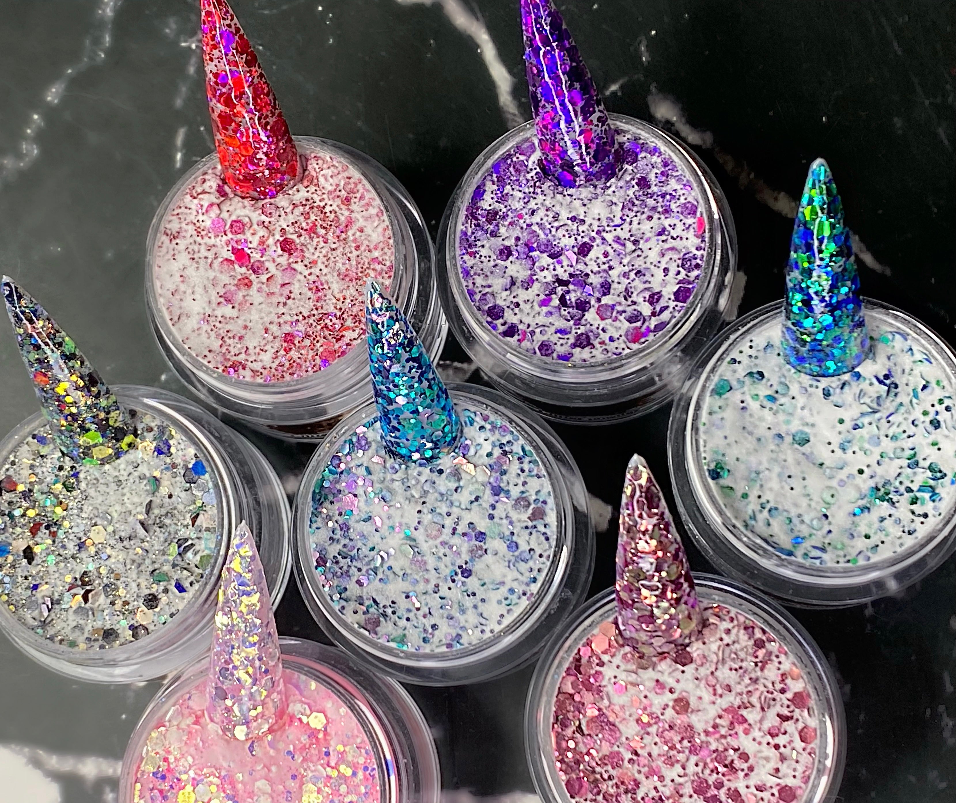 Glitter Acrylics – Luxury By Dari